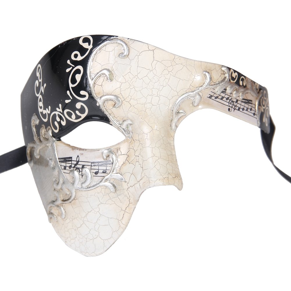 Xvevina - Máscara veneciana de media cara para hombres para mascarada ...