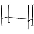 Amazon.com: PIPE DECOR Industrial Pipe Desk Leg Set, Modern Home Office ...