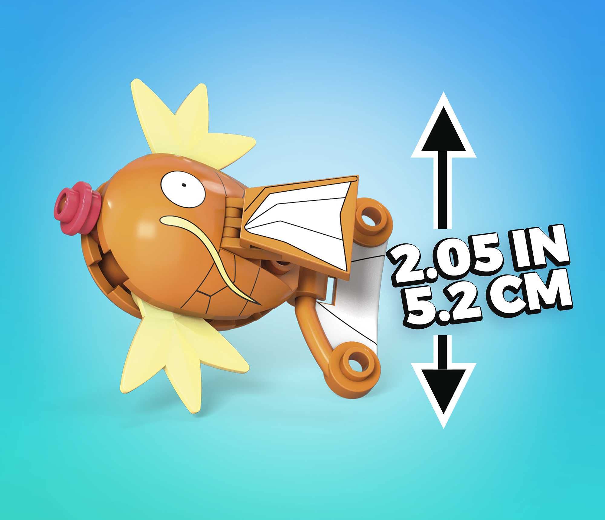 Mega Construx Pokemon Magikarp Construction Set, Building Toys para niños