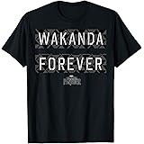 Amazon.com: Marvel Black Panther Wakanda Forever Divided T-Shirt ...