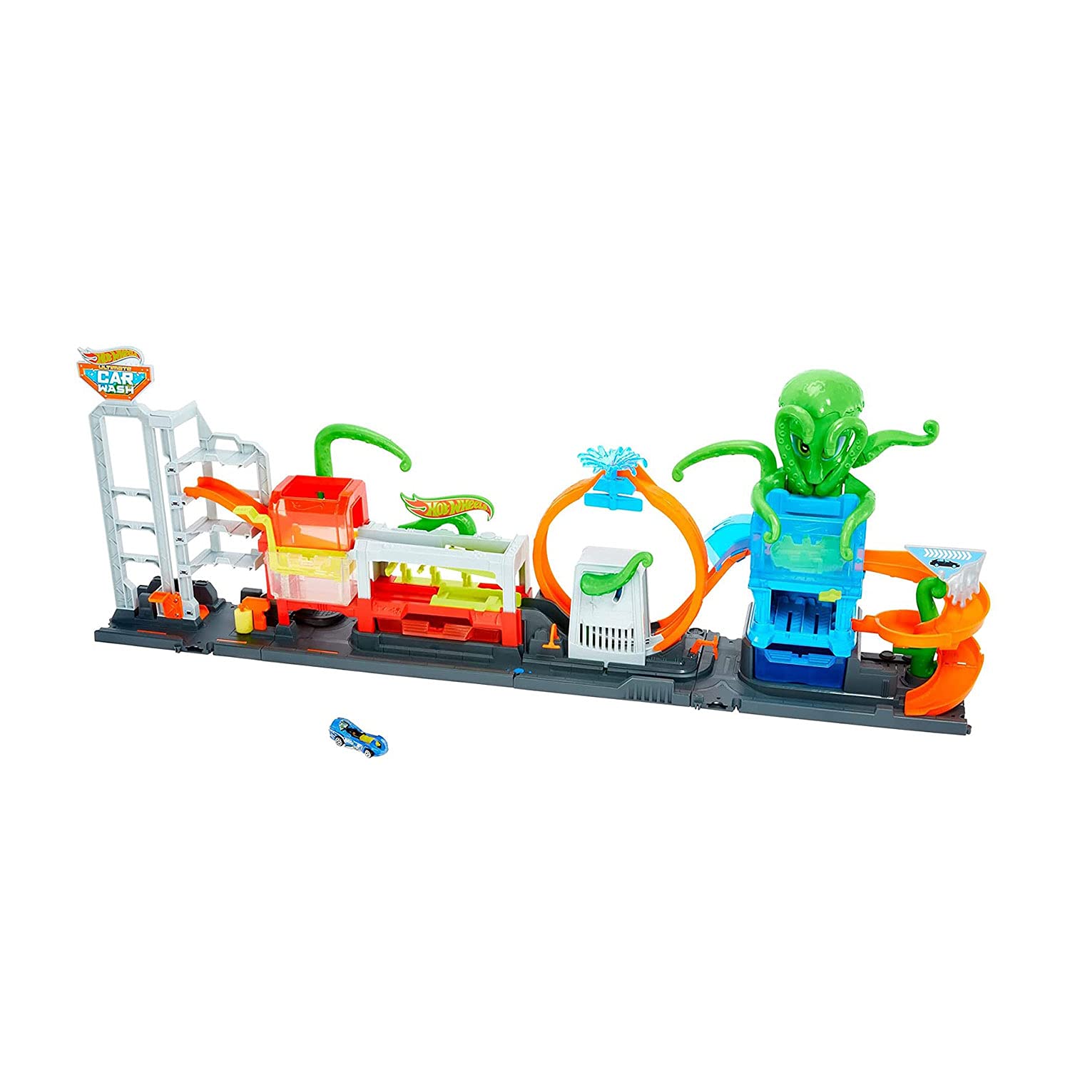Mua Hot Wheels City Toy Car Track Set, Ultimate Octo Car Wash Playset ...
