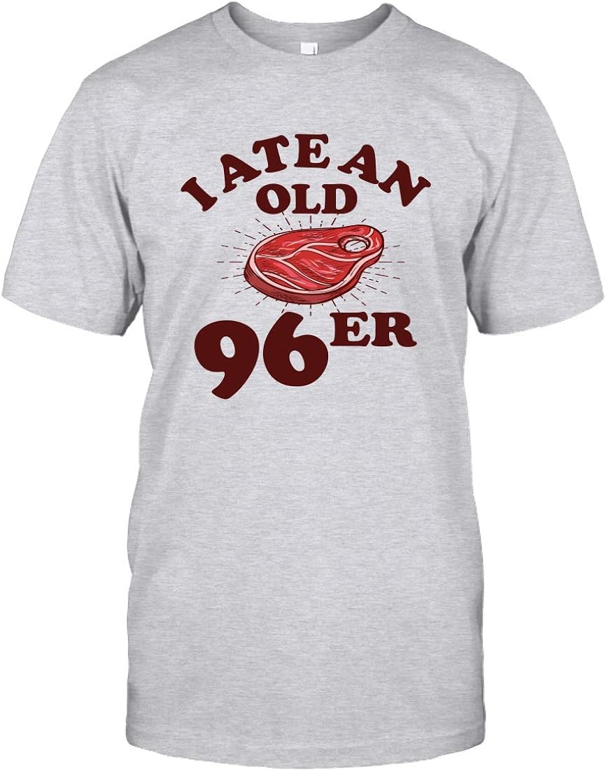 Amazon.com: I Ate an Old 96er T-Shirt Funny The Great Outdoors T-Shirt ...