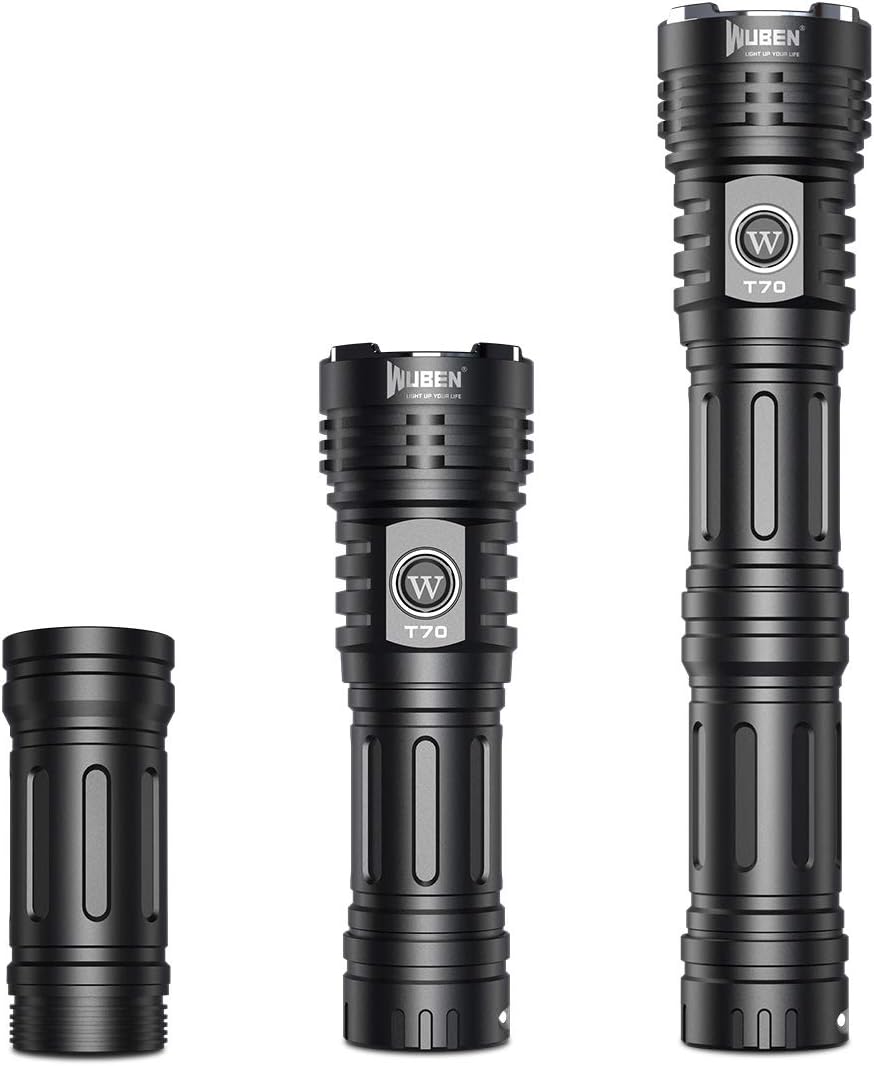 【AMZ US】$35 OFF! Long Version WUBEN T70 XHP70.2 quad LED 4200 Lumens ...