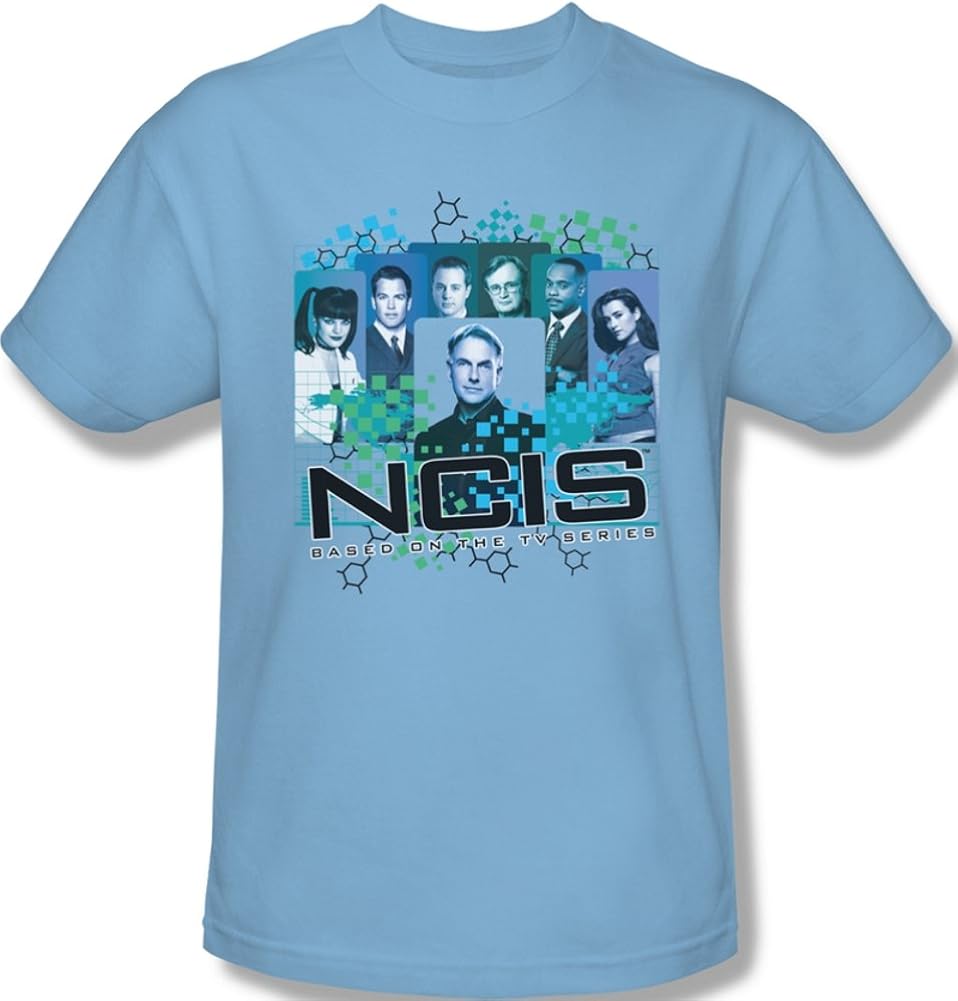 Amazon.com: NCIS Cast T-Shirt Small Light Blue: Clothing
