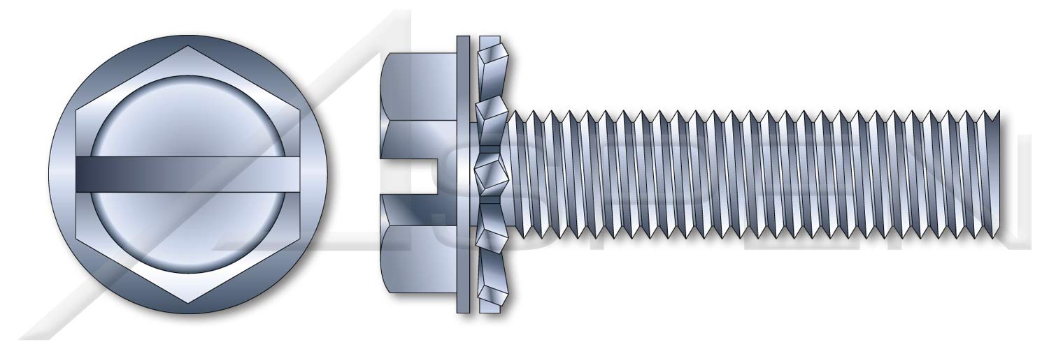 (1500 pcs) 5/16"-18 X 3/4", SEMS External Tooth Washer Machine Screws ...