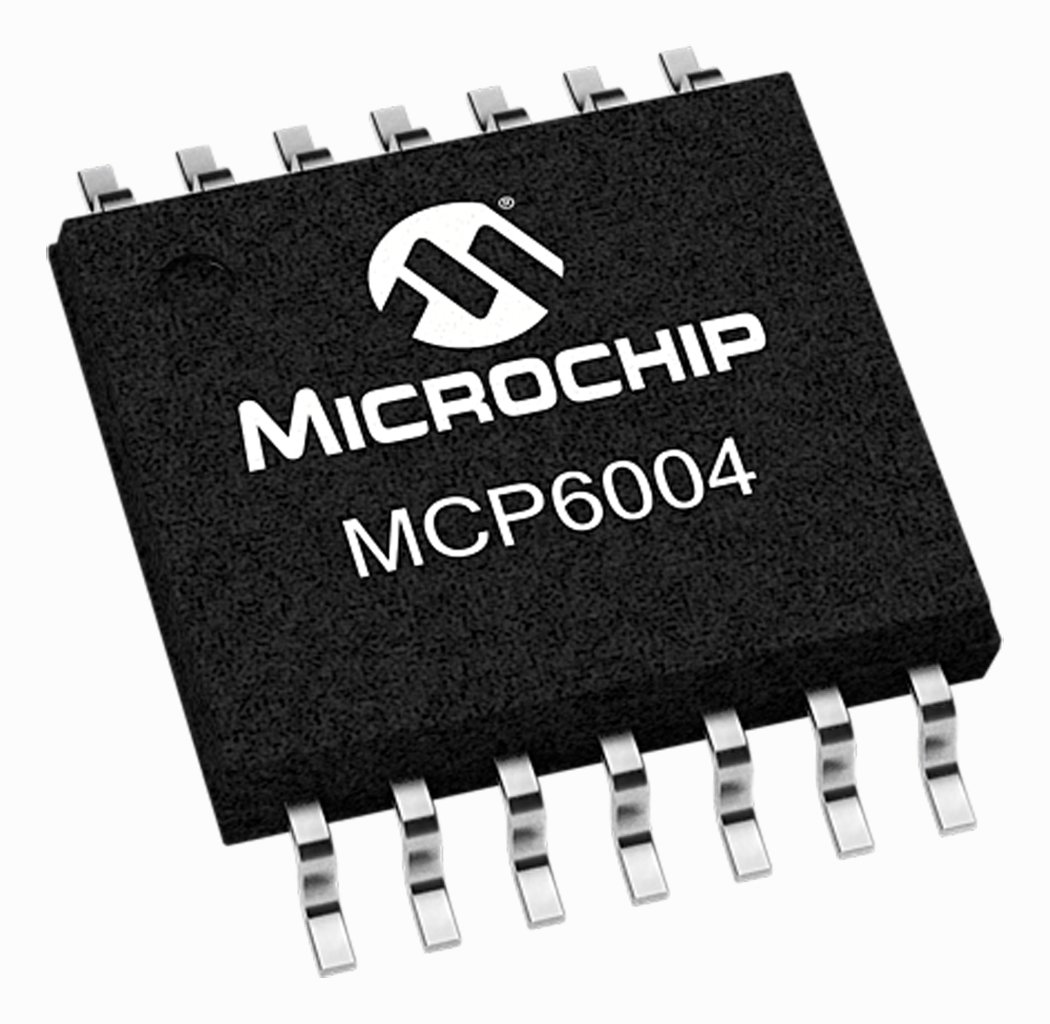 MICROCHIP TECHNOLOGY MCP6004T-I/SL MCP6004 Series 6 V 1 MHz SMT Low-Power Operational Amplifier ...