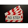 Amazon.com - (4 Pack) No Step Sticker Vinyl Decal - Airplane Wing ...