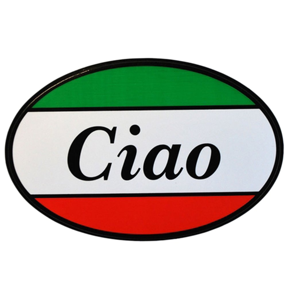 Amazon.com: Express Design Group Ciao Oval Decal Sticker: Automotive