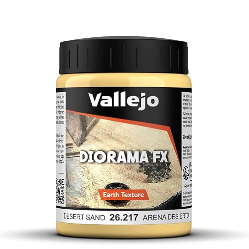 Vallejo - Diorama FX Earth Textures | Desert Sand 200 ml (6.76 fl.oz ...