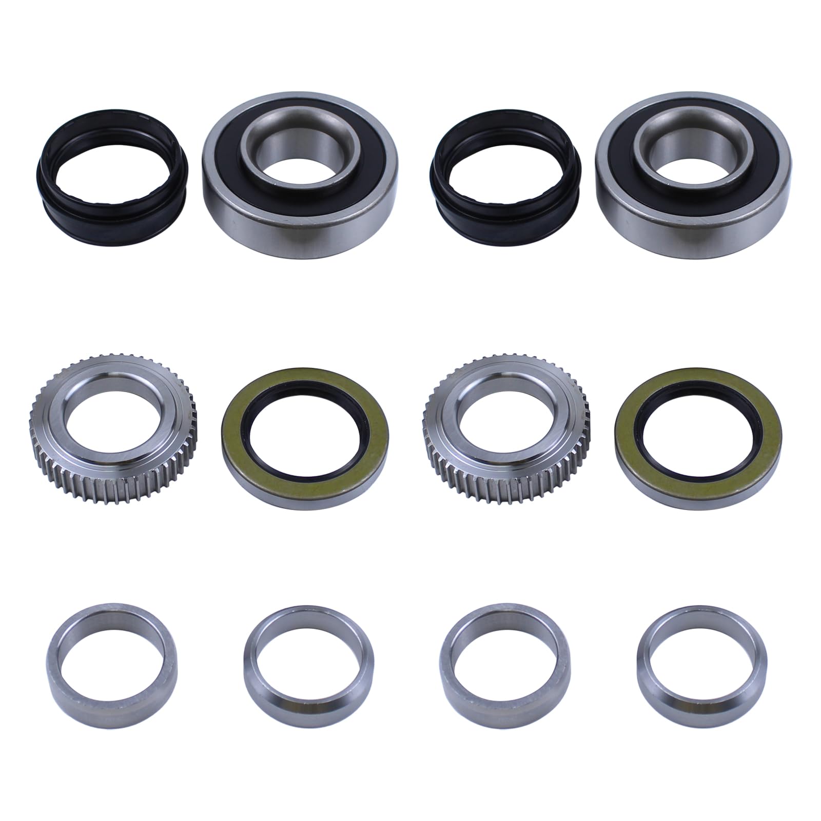 MOTOKU Left & Right Rear Wheel Bearing and Seal Set for Toyota 4Runner ...