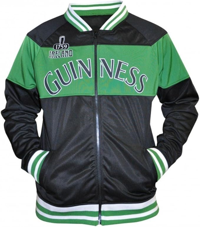 Official Guinness Merchandise Shell Zip Jacket, Medium: Amazon.in ...