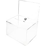Losbox / Aktionsbox / Spendenbox mit Plakateinschub abschließbar / mit ...