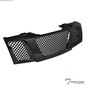 Amazon.com: Topline Autopart Black Mesh Front Hood Bumper Grill Grille ...
