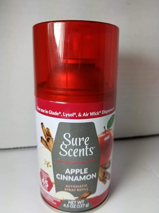 Amazon.com: Sure Scents Apple Cinnamon Mist Automatic Air Freshener ...