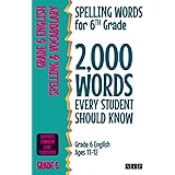 Amazon.com: Spelling Words for 7th Grade: 2,000 Words Every Student ...