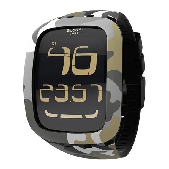 Buy Swatch Digital Black Dial Men's Watch - SURB105 at Amazon.in