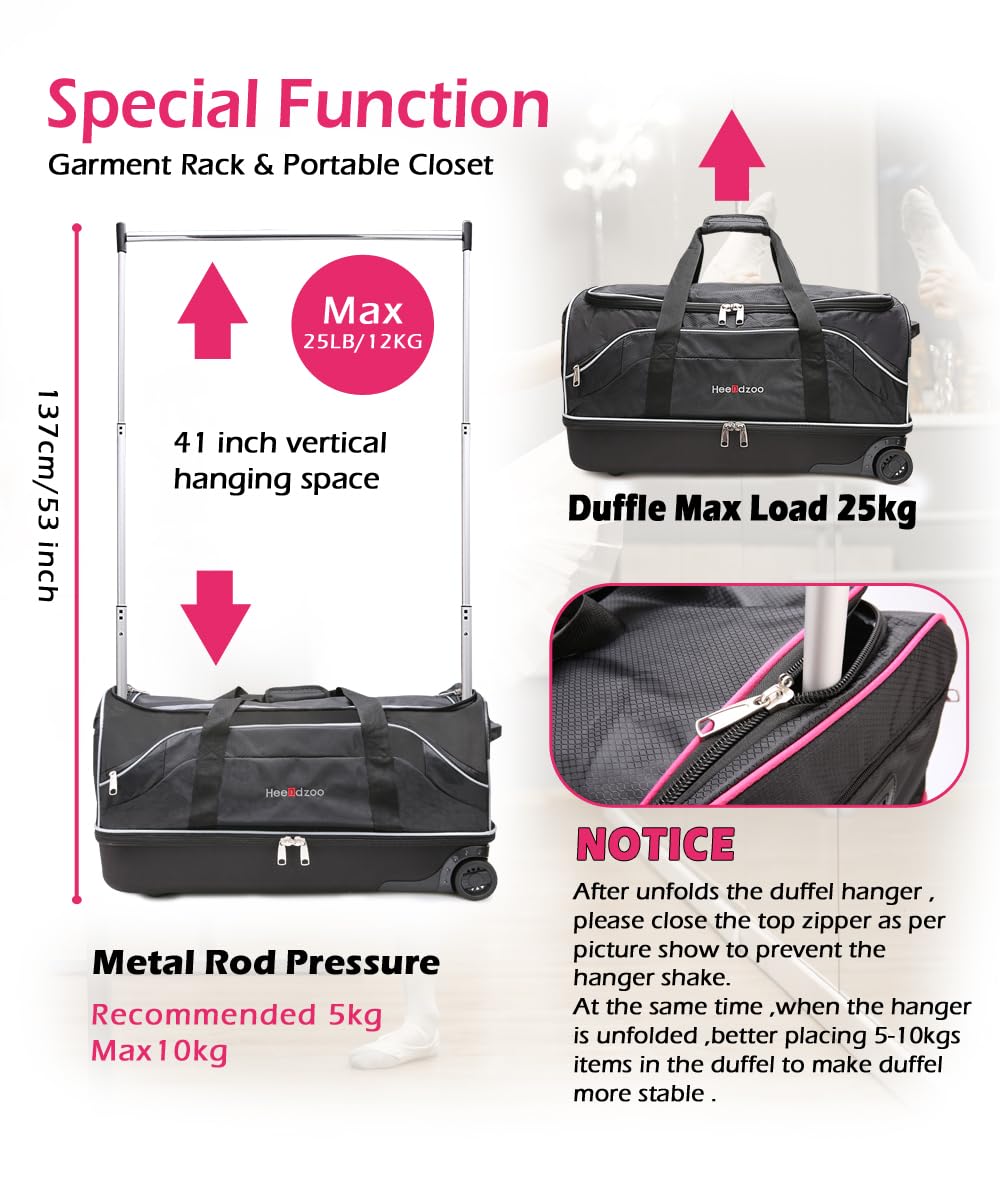 Mua Dance Bag With Garment Rack,28"Dance Competition Bags With Rack ...
