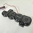 Amazon.com: Jeep Lighted Fender Emblem, Black 2pcs/Box : Automotive