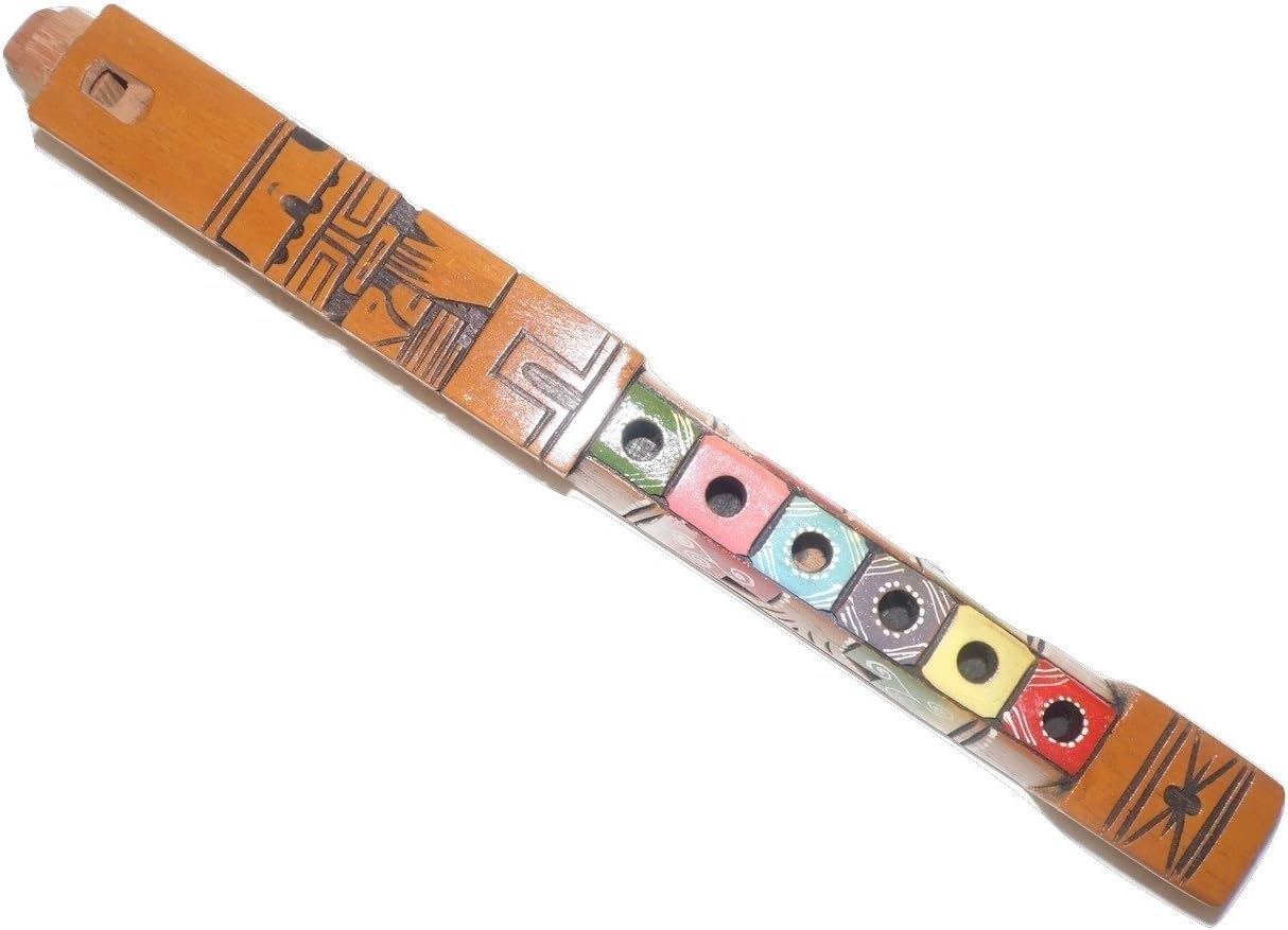Decorative Artesanal Inca Tarka Peru Wooden Quena Flute: Amazon.co.uk ...