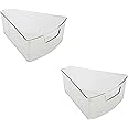 Amazon.com - Kitchen Details 2 Pack Lazy Susan Bin | Triangular Pantry ...