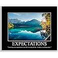 Amazon.com: Inspirational Wall Art Co. - Expectations | Demotivational ...