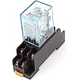 Amazon.com: uxcell DC 12V Coil Power Relay 10A DPDT LY2NJ with PTF08A Socket Base : Automotive