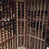 Amazon.com: Wine Cellar Innovations Rustic Pine Curved Corner Wine Rack ...