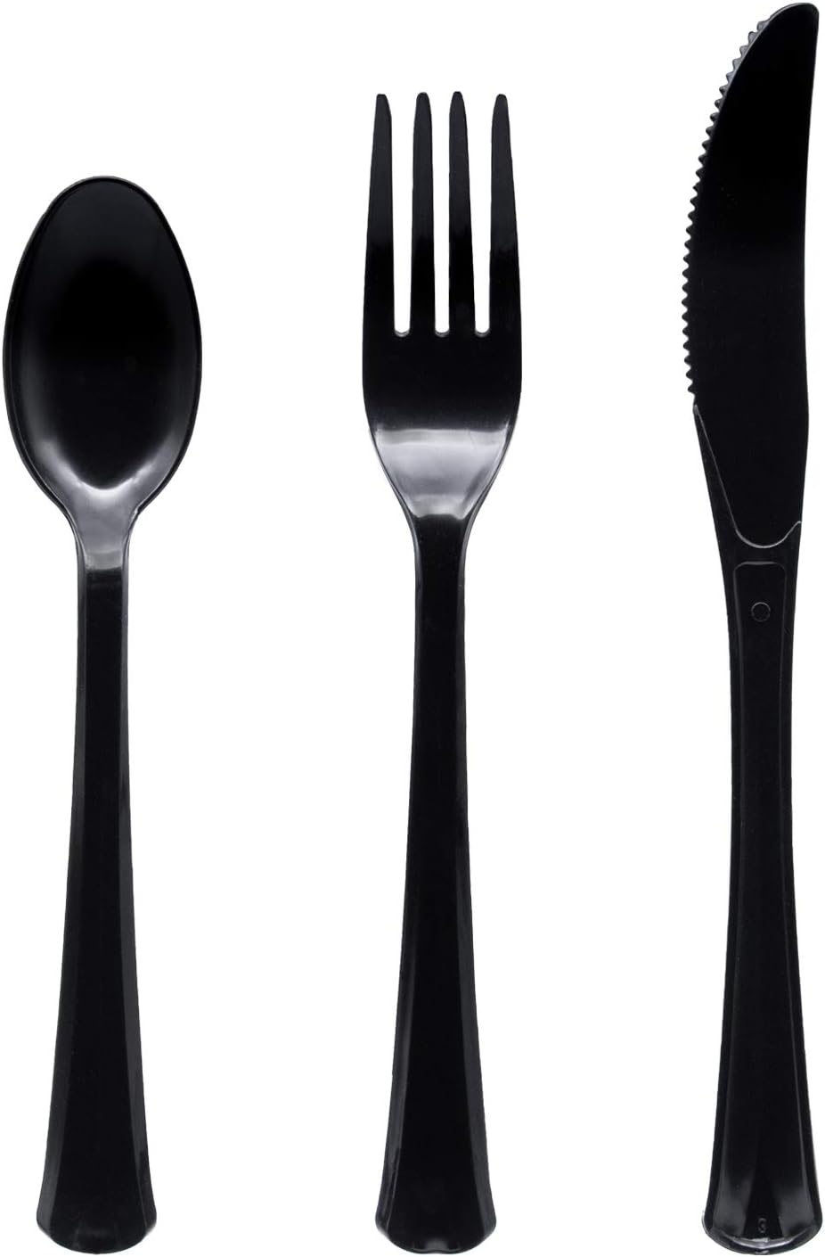 Amazon.com: Party Essentials Extra Heavy Duty Hard Plastic Cutlery ...
