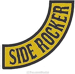 Amazon.com: Custom Embroidered Side Rocker Vest Patch Motorcycle Biker ...