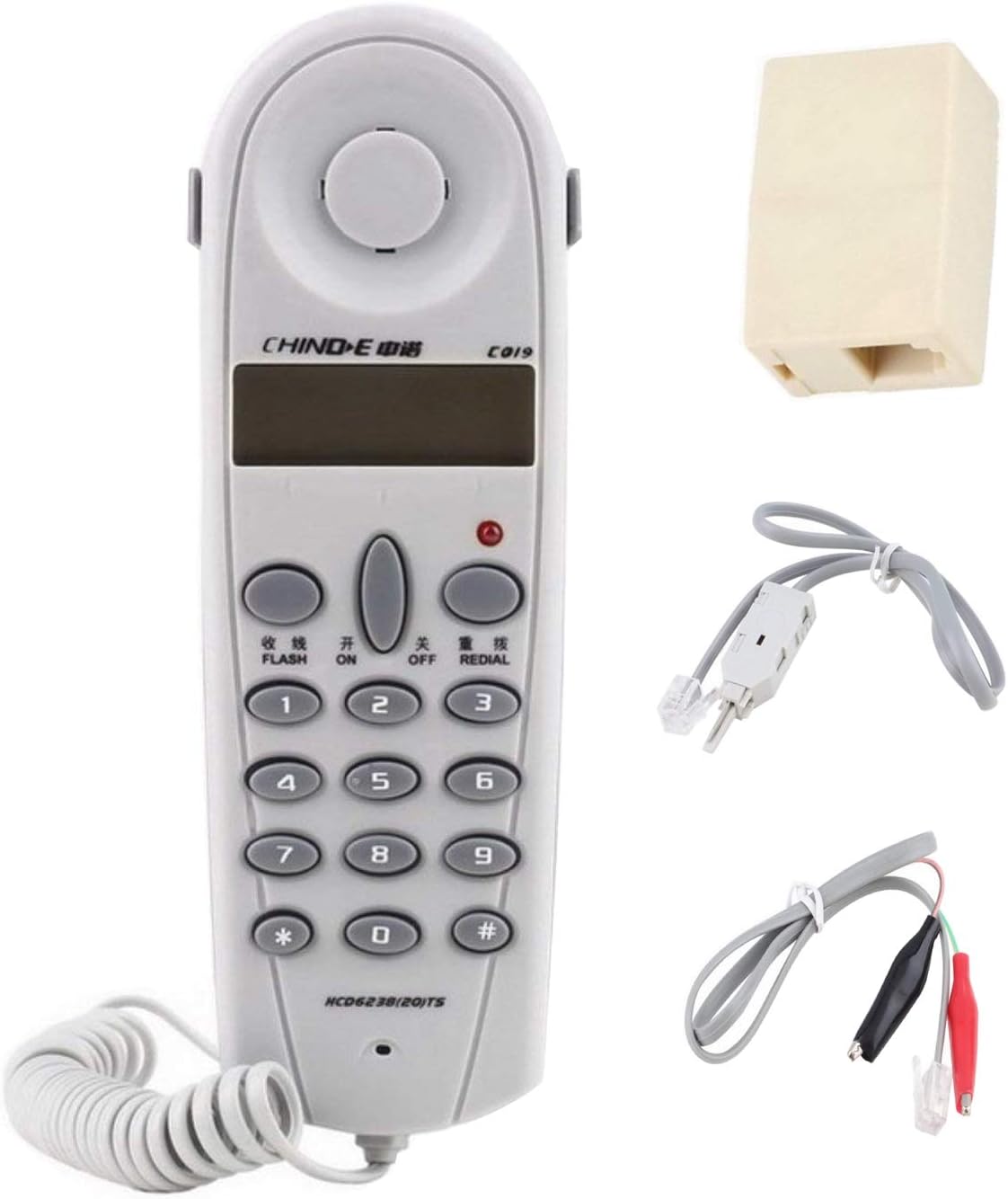 Ecloud Shop® Telephone Phone Line Butt Test Tester Lineman Tool Cable ...