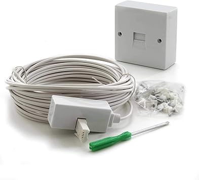 121AV DIY Telephone Extension Kit Complete Phone Line: Amazon.co.uk ...