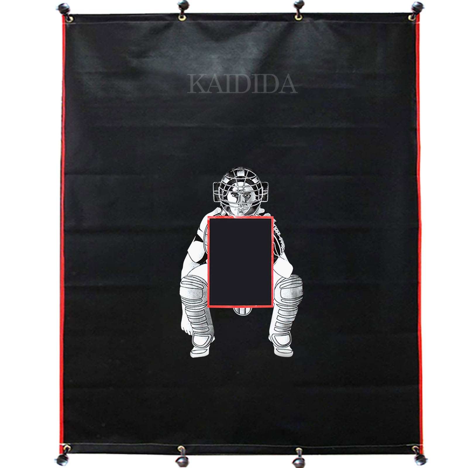 KAIDIDA Backstop with Strike Zone, Batting Cage Backdrop, Softball ...