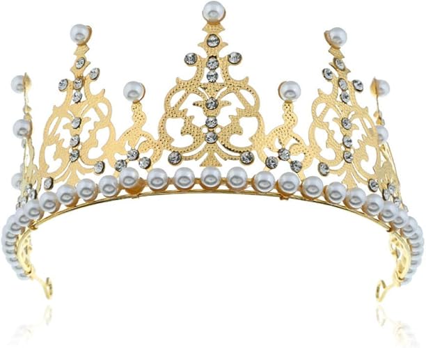 RXHTT Braut Krone Retro- Hochzeit Der Hochzeitstiara-Kristallperle ...