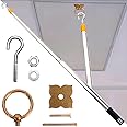 Attic Pull Down Hook Kit - 60 Inch Steel Pole & Hook with Sturdy ...