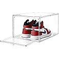 Amazon.com: ShoeShield Ultra All Clear Shoe Boxes Plastic Stackable ...