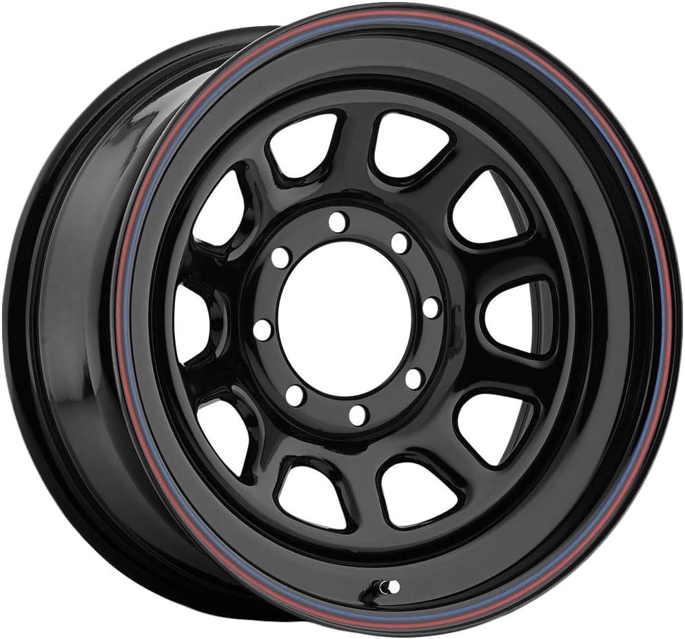 Amazon.com: Pacer 342B BLACK DAYTONA Black Wheel (15x7"/5x4.75", 0mm ...