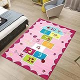 Amazon.com: Hopscotch Kids Rug, Anti Slip Design, Extra Large 72"x39 ...