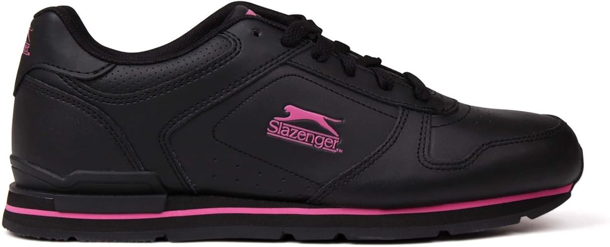 Slazenger Womens Classic Trainers Lace Up Padded Tongue: Amazon.co.uk ...