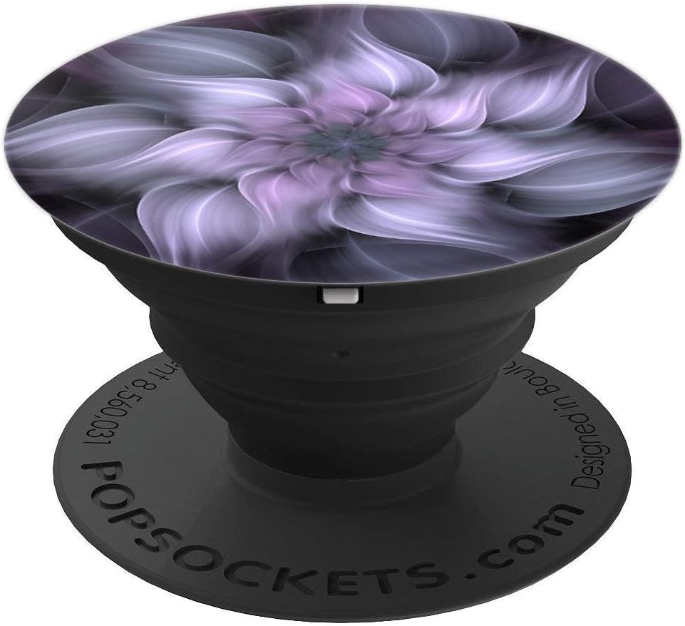 Amazon.com: Cell Phone Button Pop Out Holder Cute Galaxy Light Purple ...