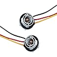 Amazon.com: GKmow 2 PCS Car 1157 180 Degree LED Turn Signal Light Holder Plug, Socket Harness ...