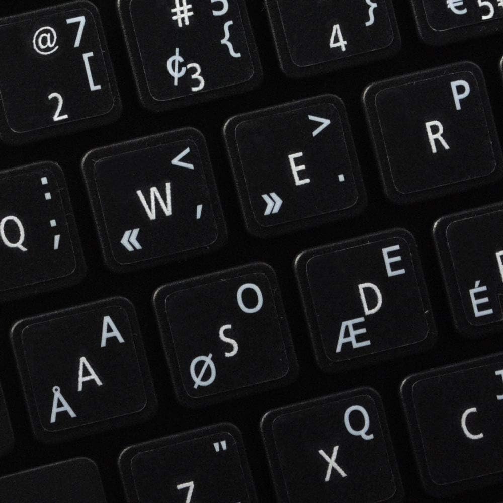 Amazon.com: Dvorak Programmer Keyboard Labels ON Transparent Background ...