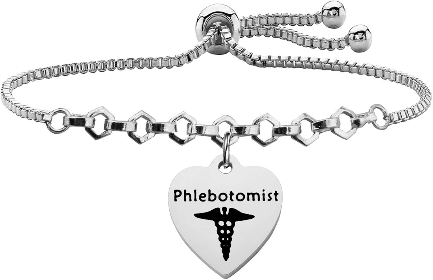 Amazon.com: FEELMEM Phlebotomist Gifts Caduceus Charm Phlebotomy ...