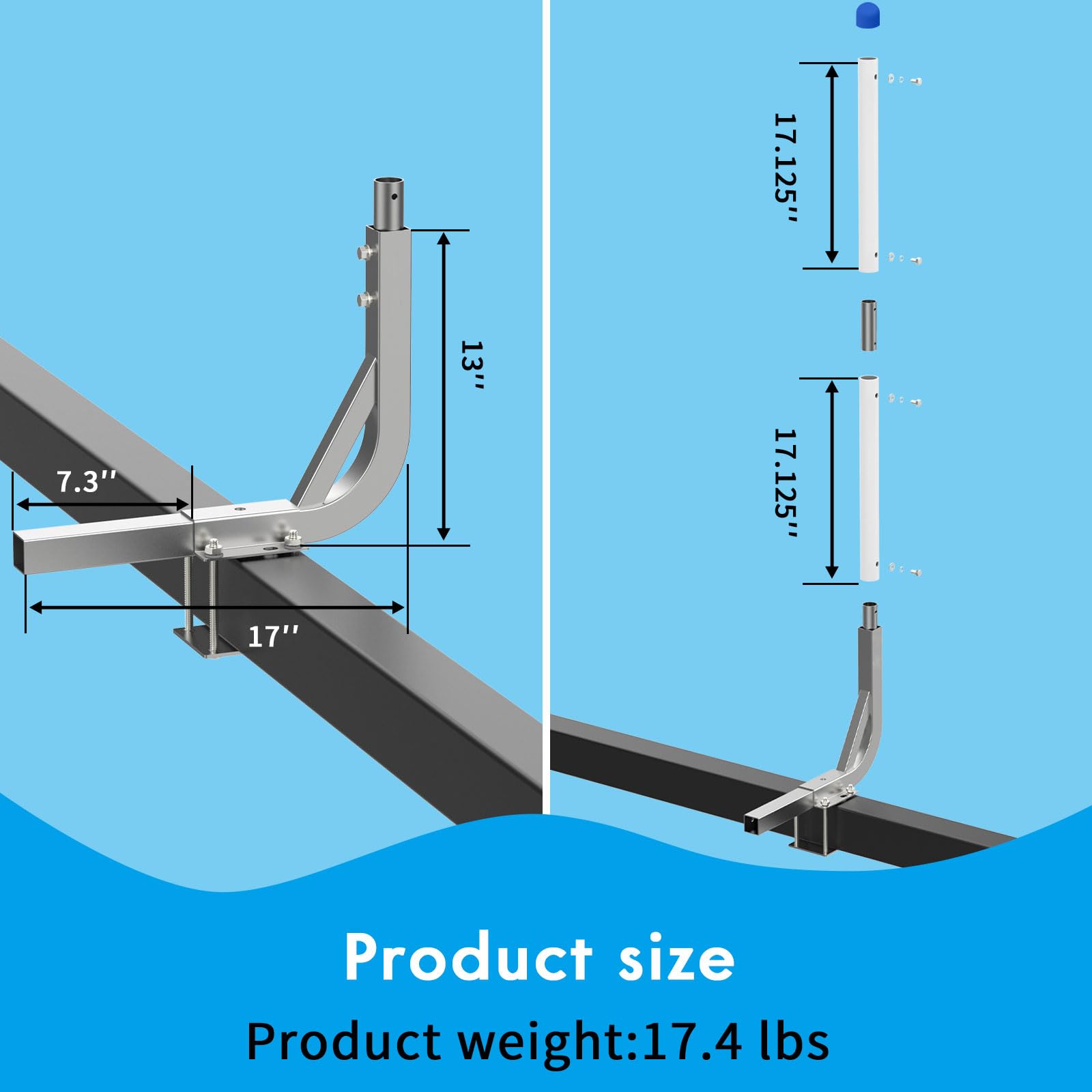 Mua Boat Trailer Guides 31"-48" Adjustable Design, Boat Trailer Guides ...