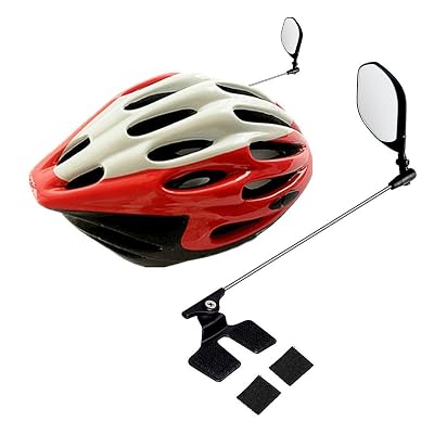 Motorcycle Helmet With Rear View Mirror Cycling Helmet Adjustable Bike