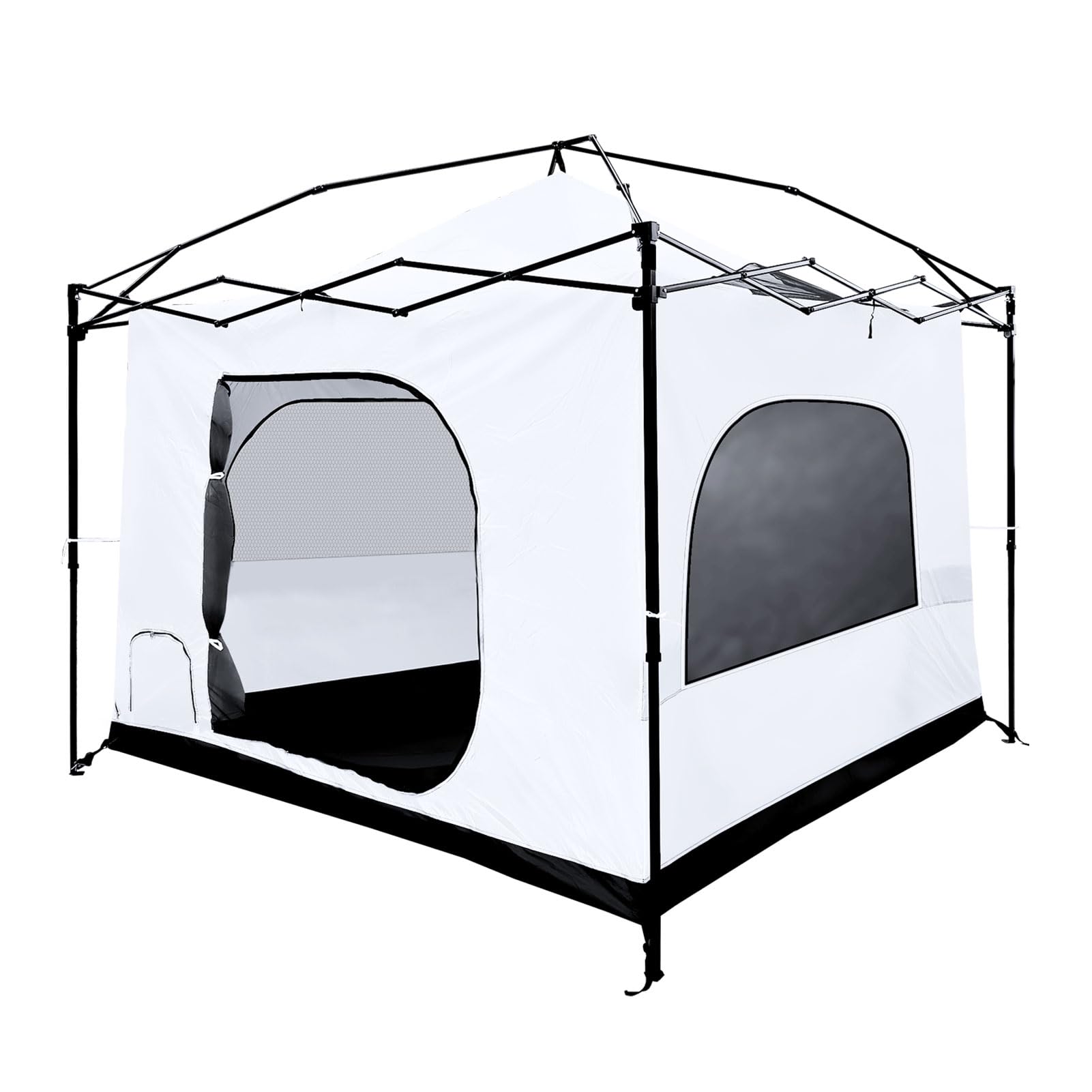 Joramoy Camping Cube for 10×10 Pop Up Canopy, Converts Straight Leg ...