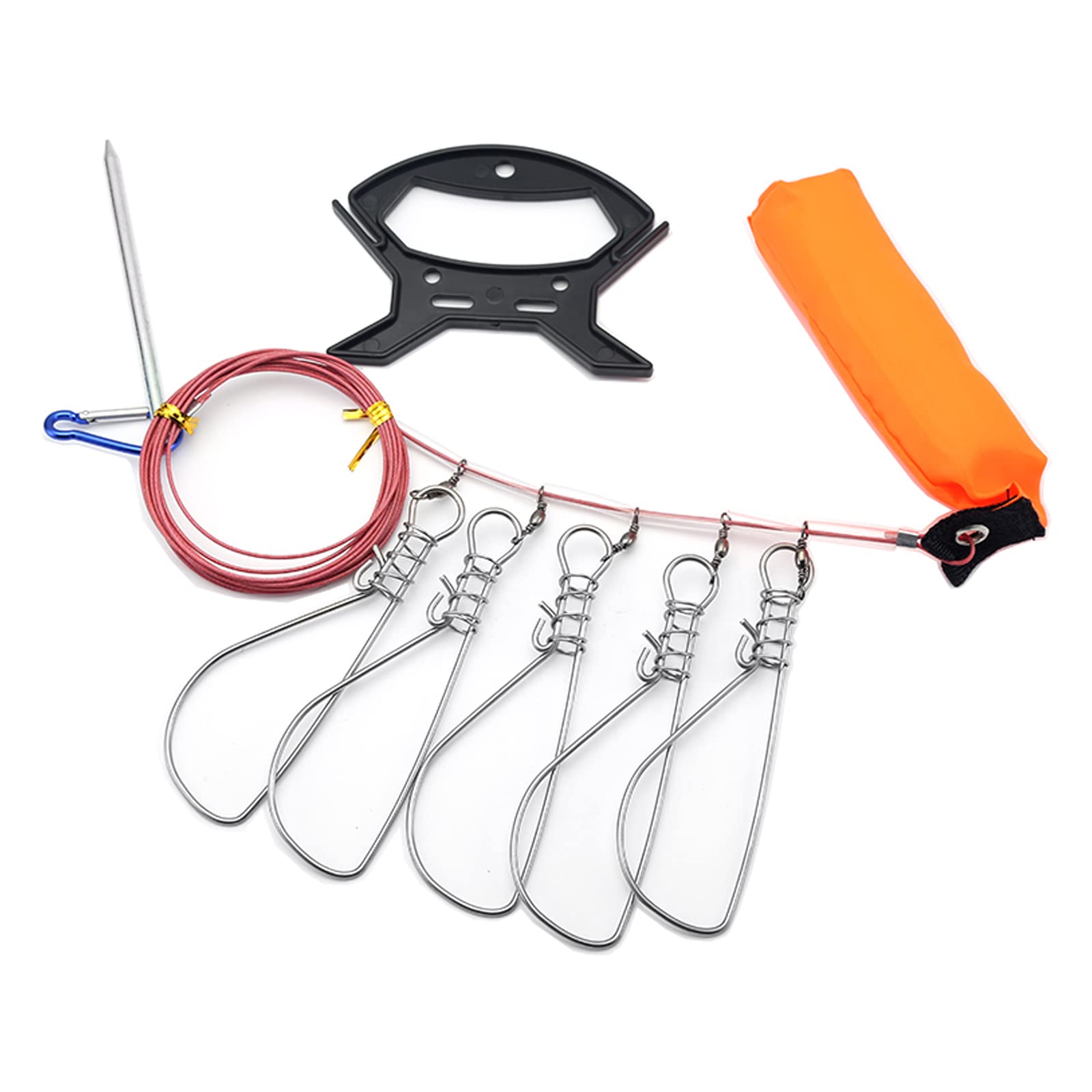 LAIBOREC Fish Stringer, Fishing Stringer Clip Live Fish Lock, with High ...