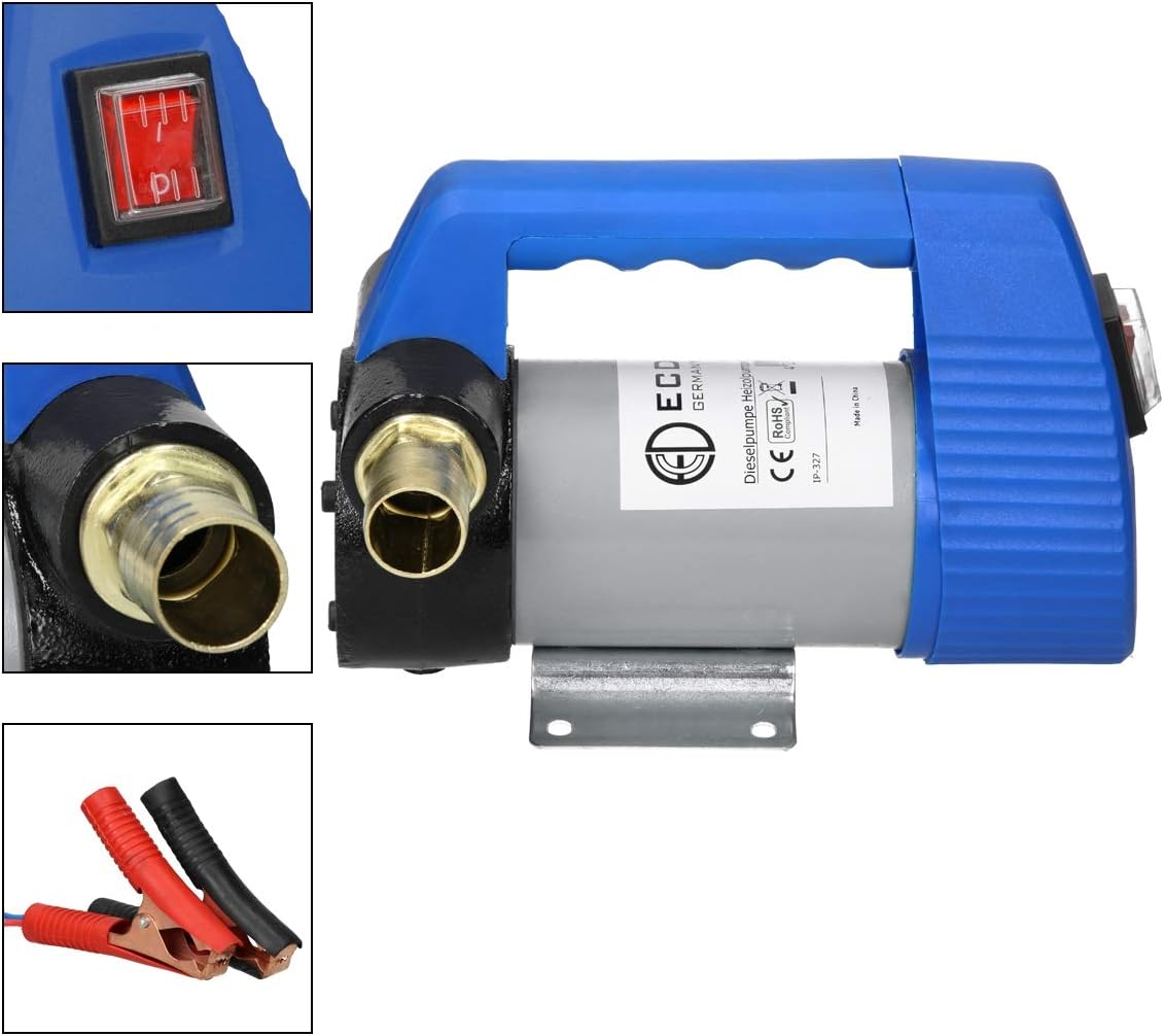 wisedwell Dieselpumpe 12v 24v 2KW 6KW Heizölpumpe Elektrisch für ...