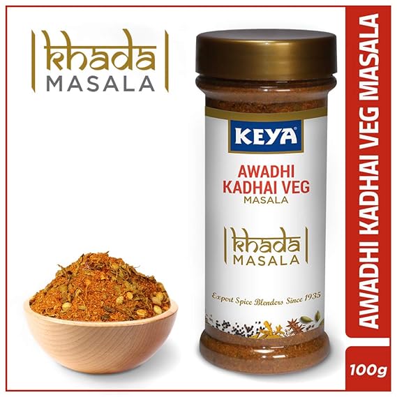 Keya Khada Masala- Awadhi Kadhai Veg Khada Masala: Pre-Roasted Coarse ...