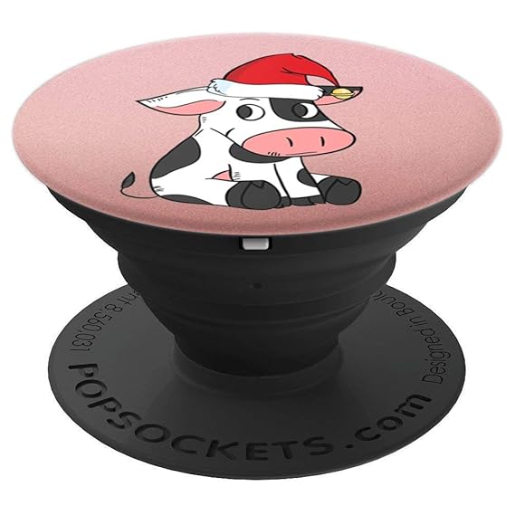 Amazon.com: Christmas Popsocket Pink Pattern Cow Lovers Gift ...