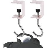 Amazon.com: Desk Mount Bag Holder Hook Clamp-On Backpack Hanger ...